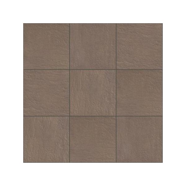 やわらかなライムストーンの質感を持ち、床タイル定番形状を揃えたパターン張りも可能なお値打ち感のある床タイルです。