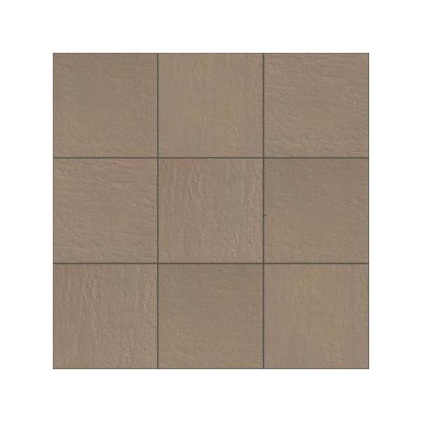 やわらかなライムストーンの質感を持ち、床タイル定番形状を揃えたパターン張りも可能なお値打ち感のある床タイルです。