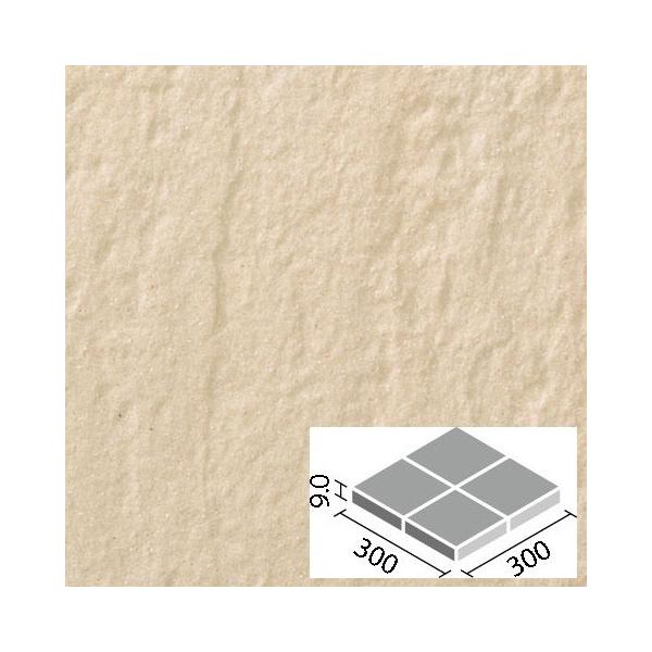 やわらかなライムストーンの質感を持ち、床タイル定番形状を揃えたパターン張りも可能なお値打ち感のある床タイルです。