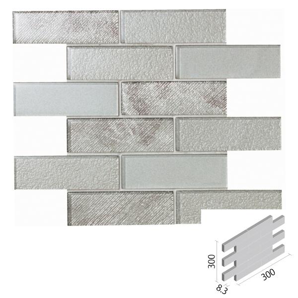 異なる3つの表情をガラスで覆ったニュートラル系カラーバリエーションのシリーズです。モダンな空間に程よいアクセントとなります。