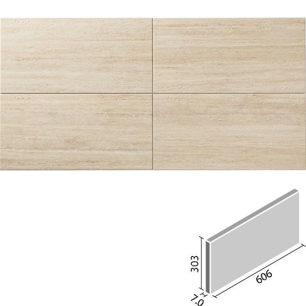 トラバーチン特有のレリーフと縞模様を組み合わせた意匠で上質なインテリア空間を演出します。※※ 北海道・沖縄への発送不可 ※※