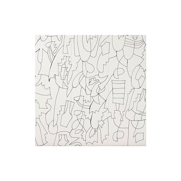 ■品番：ECSF-9090S/51■実寸法：909×909mm■厚さ：6.5mm■セット内容　　マグネット付きエコカラットプラス  9枚　　ベースシート 9枚　　タッカー斜め打ち用治具　　施工説明書 兼 取扱説明書　　パターン説明書※タッカ...