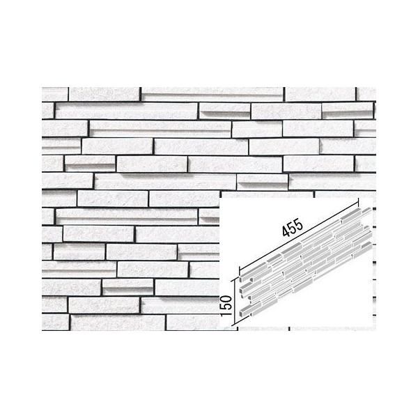 自然が生み出した複雑な色合いと、形状の凹凸が堂々とした外壁を演出します。