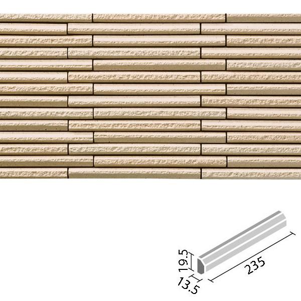 テーパーを取った割肌が織り成す、他にはない陰影感が大変印象的な外装壁タイルです。