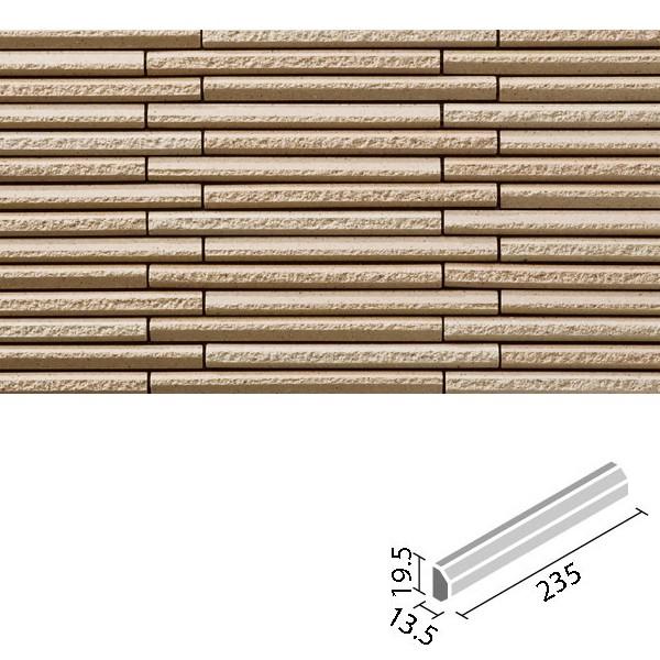 テーパーを取った割肌が織り成す、他にはない陰影感が大変印象的な外装壁タイルです。