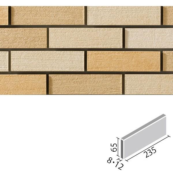 砂紋のような優しい表情と複雑な色合いが、高い品位を感じさせるタイルです。