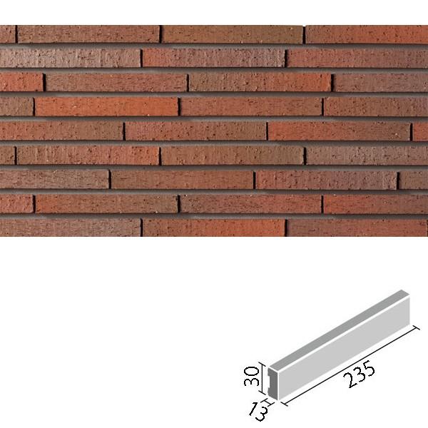 焼きもので彩られた堂々とした空間、土ものの世界を感じさせてくれるタイルです。