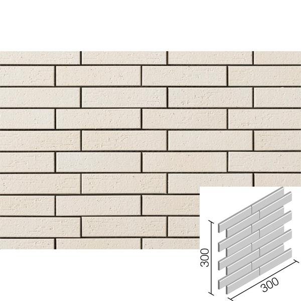 土ものの表情とラフ面状が特長の全面張りにもお薦めのタイルです。タイル表面と小端面の色を合わせることにより壁面を細部まで美しく仕上げます。