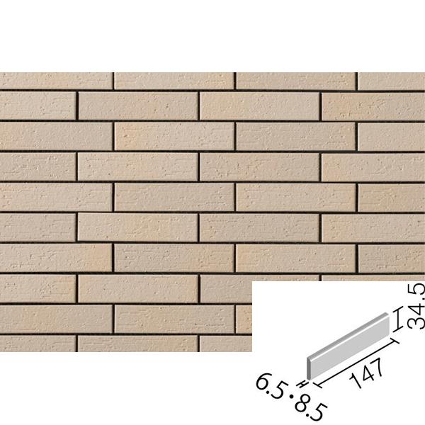 土ものの表情とラフ面状が特長の全面張りにもお薦めのタイルです。タイル表面と小端面の色を合わせることにより壁面を細部まで美しく仕上げます。