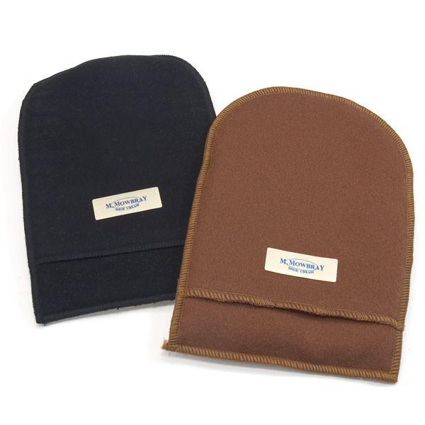 靴に仕上げの空ブキ、ツヤ出し用、手を汚さずオフイス（会社）やトラベル（旅行）にも便利、ソフトな綿スエード素材ですので、ナチュラルなツヤ（光沢）を出すことができます。【商品名】M.モゥブレィ(M.MOWBRAY)《グローブクロス（靴のお手入れ...