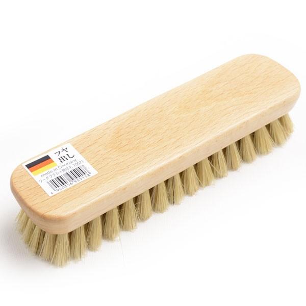 アール・アンド・デー(R&amp;D)のリーズナブルプライスの本物豚毛の ＋ （プラス）シリーズです。馬毛より硬い豚毛は、スムースレザーのクリームを薄く均一に伸ばして塗るには最適です。革に通気性を残し革を保護し綺麗な光沢感を出します。黒靴用...