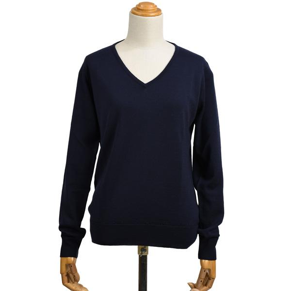 イギリス王室御用達の証、ロイヤル・ワラントを授かるジョン・スメドレーのVネックセータープルオーバー、カンディスです。スタンダードなモダンフィットに、浅すぎず深すぎずのVネックで英国らしい上品なモデルとなっています。高品質なメリノウールを細か...