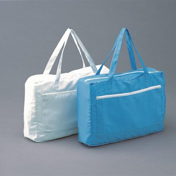 クリーンスーツとシューズを別々に収納可能です。防塵衣素材で作られており、クリーンルームへの持ち運びにも適しています。導電繊維「ベルトロン」を織り込んでおり、帯電防止にも優れています。メーカー：ガードナー品番　　：G8141-1（ホワイト）G...