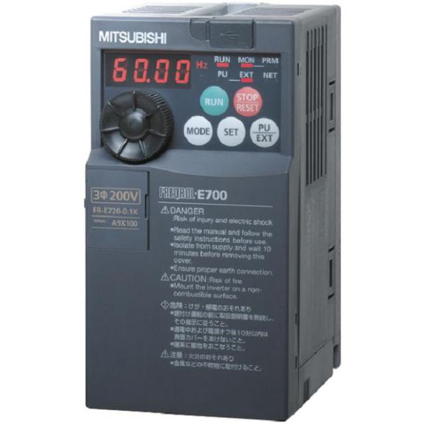 【発売日：2022年10月17日】製造会社：三菱電機型式：FR-E720-0.2K製品シリーズ：FREQROL-E700タイプ：簡単・パワフル小形インバータ FREQROL-E700シリーズ 三相200V適用モータ容量(kW)：0.2kW★...