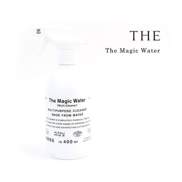 正規取扱店 ザ マジックウォーター The Magic Water 400ml THE  マルチクリーナー 汚れ落としザ・マジックウォーターは水から生まれた汚れ落とし。薬品を使用しないないので、おもちゃの洗浄やキッチンの油汚れ、まな板の除菌...
