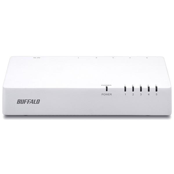 ■スリム&amp;コンパクトボディのスイッチングHub■2つの自動節電機能で賢く省エネ■安定動作で設置しやすく家庭・小規模オフィス用Hubに最適■コンデンサー部分に高信頼の日本メーカー製を採用■トラッキング防止加工済ACケーブルを採用し、安...