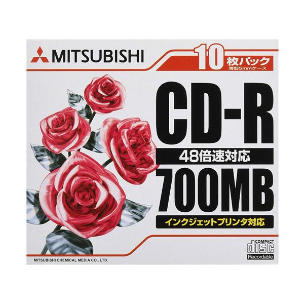 ●メディアタイプ : CD-R●記憶容量 : 700MB●入数 : 10枚●最大対応速度（書込） : 48.00倍速●個別梱包形態 : Pケースあり●フォーマット/規格 : PCデータ用●カラー : 白●プリンタブル : 対応