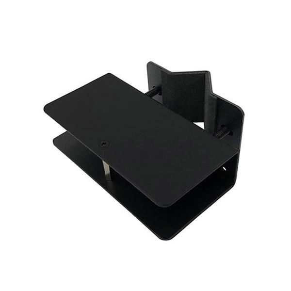 ■マイクアーム用クランプテーブル ポール式　モニターアームやメタルラックにクランプテーブルを増設！NB-MARM-PLTBはモニターアームやメタルラックなどのポールに取り付けることでクランプ用テーブルを増設できるマイクアーム向けクランプテー...