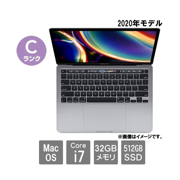 ●商品状態：中古 Cランク ●モデル名：MacBook Pro (13-inch, 2020, Thunderbolt 3ポートx 4)●カラー(仕上げ)：スペースグレイ●搭載OS：Monterey 12.3.1●CPU：2.3GHzクアッ...