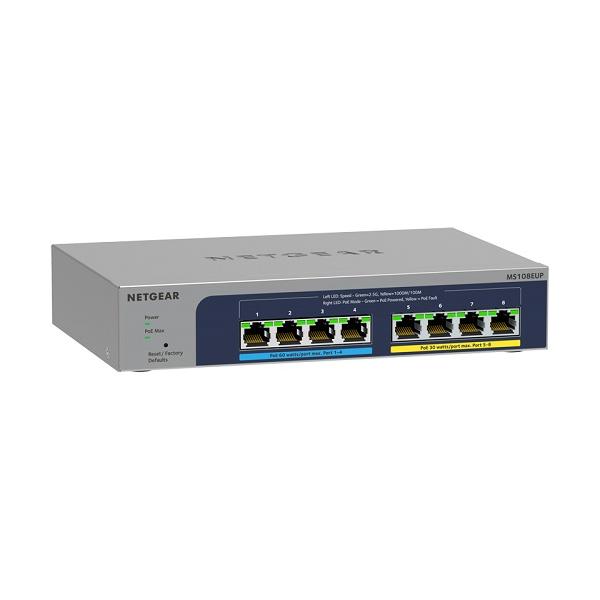 ＜スペック＞●マルチギガビット RJ-45ポート:8 (1G/2.5G）●PoE++ (IEEE802.3bt) ポート数:4 (1ポートあたり60W)●PoE+（IEEE802.3at) ポート数:4 (1ポートあたり30W)●PoE合計...