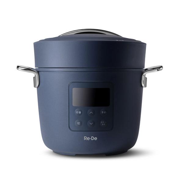定格電圧：AC100V〜定格周波数：50/60Hz外形寸法：W288xD222xH244mm質量：約2.8kg調理容量：1.2L最大炊飯容量：0.8L(4合)呼び容量(満水容量)：2.0L電源コード長さ：1.5m調理モード：圧力、スロー(低...