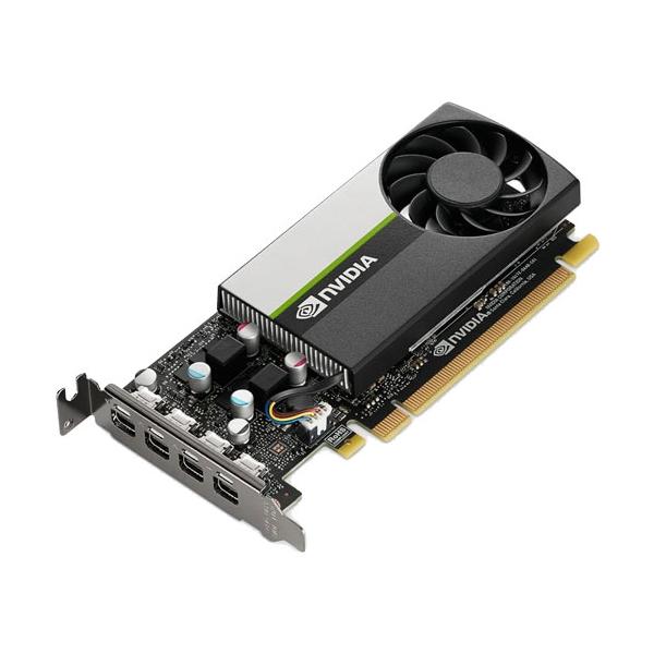 グラフィックスプロセッサ：NVIDIA T1000CUDAコア：896ユニットメモリ：GDDR6 8GBメモリインターフェース：128ビットバスインターフェース：PCI Express 3.0 x16ディスプレイ出力端子：Mini Disp...