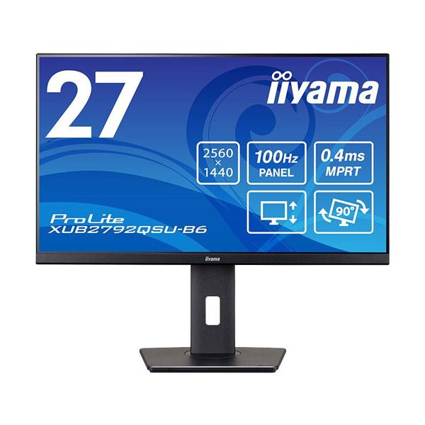 ●27型液晶ディスプレイ●IPS方式パネル採用 ●WQHD 2560×1440サポート●応答速度0.4ms（MPRT）●高さ調整可能、90度画面回転●USBハブ内蔵●HDMI端子、DisplayPort端子の2系統入力●HDMI ケーブル、...