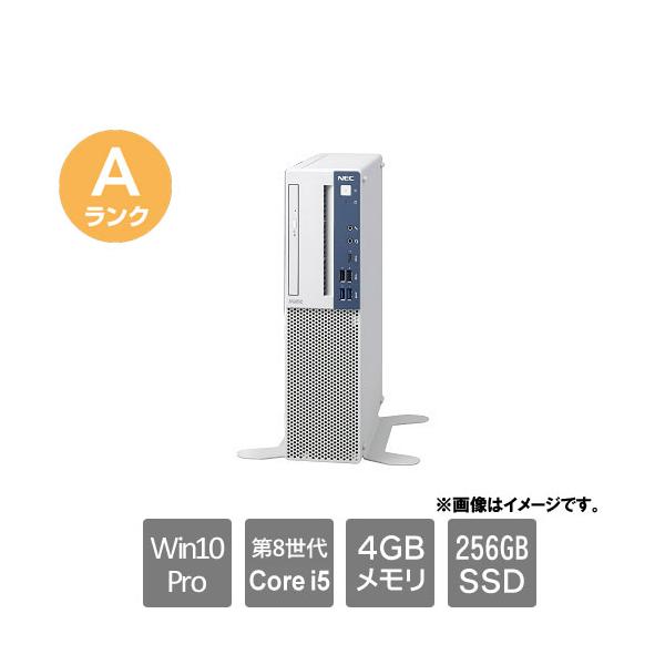 ●商品状態：中古 Aランク (デスクトップ)●搭載OS：Windows 10 Pro 64bit●MAR対応：対応なし●CPU：Core i5-8500 3.00GHz ●メモリ容量：4GB●ストレージ容量/種類：256GB/SSD(NVM...