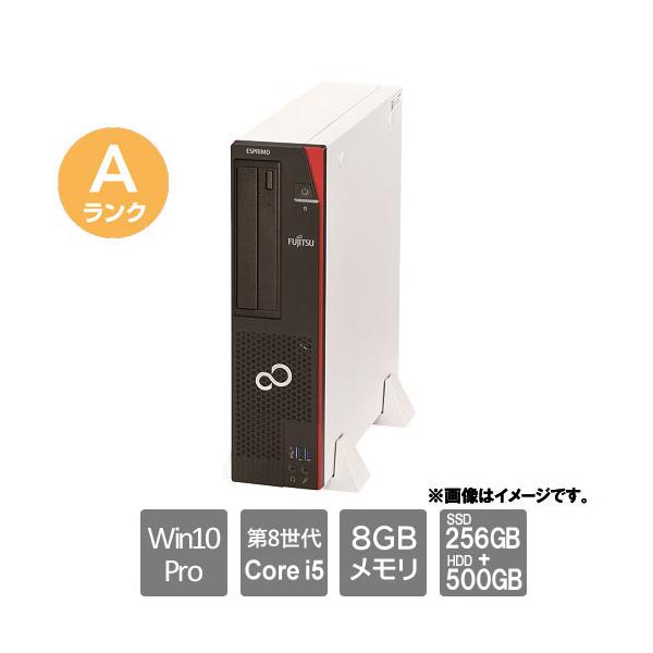 ●商品状態:中古 Aランク (デスクトップ）●搭載OS:Windows 10 Pro 64bit●MAR対応:対応なし●CPU:Core i5-8500 3.00GHz●メモリ容量:8GB(4GB×2)●ストレージ容量/種類:256GB/S...