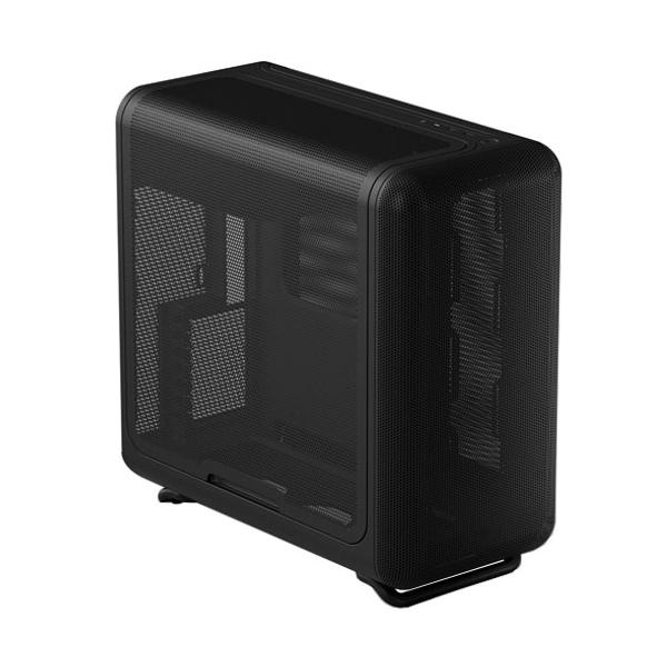 カラー:ブラック左サイドパネル:曲面メッシュ3.5インチベイ:12.5インチ共用シャドウベイ:2拡張スロット:7拡張カードスペース:最大430 mm対応CPUクーラー高さ:最大170 mm搭載電源:無し対応電源:ATX規格電源（最大 223...