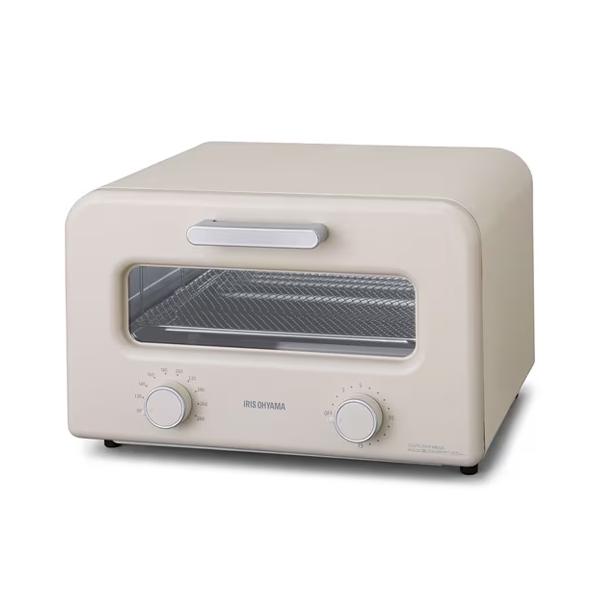 ■カーボンヒーター搭載庫内最高設定温度280℃で高火力!スチームとアイリスオーヤマ社初採用のカーボンヒーターの遠赤外線により、パン表面をこんがり焼き上げるスチームカーボントースターです。分厚いトーストや、グラタンや冷凍食品も外をカリッと焼き...