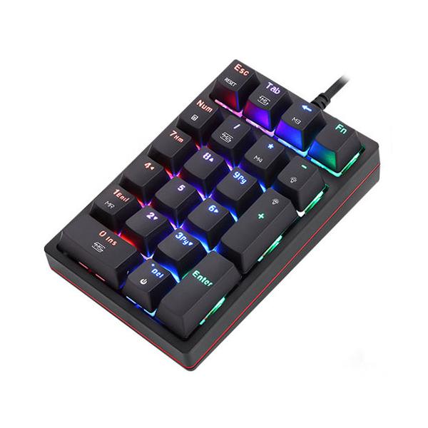 対応接続:USB2.0（USB3.0でもご利用いただけます）電源接続:なし　※接続機器より供給キータイプ:メカニカルスイッチ式キー数:21キー本体寸法:132×86×42mm　約249gケーブル長:180cm保証期間:6ヶ月対応OS：Win...