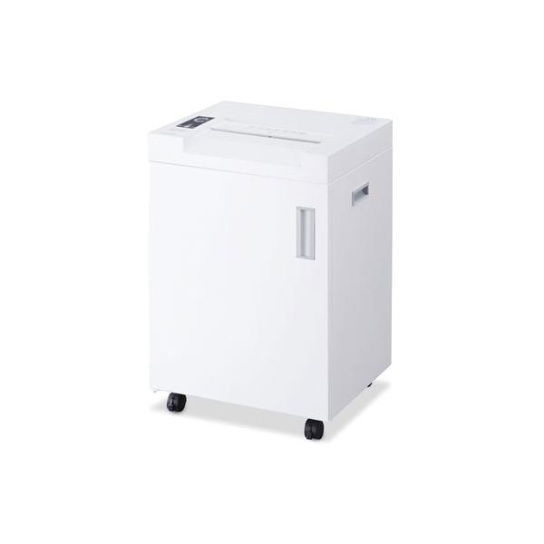■投入幅310mmでA3サイズに対応したオフィスシュレッダー一度に投入できる最大細断枚数は、A4用紙25枚です。ダストボックスにはA4コピー用紙約960枚を収容可能、ゴミ捨ての回数を軽減できます。4×40mmのクロスカットタイプです。