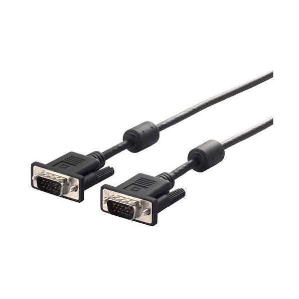 対応機種:パソコン(VGA)とHD-D-Sub仕様(15ピン)のCRTや液晶ディスプレイ、液晶テレビ等 コネクター形状:HD-D-Sub15ピン(オス):HD-D-Sub15ピン(オス) ケーブル径:約4.5mm 本体寸法(ケーブル長):3...