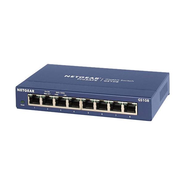 ●速度:10/100/1000 Mbpsギガビットイーサネット●ポート数:8●MDI/MDI-X 自動切替:〇●筐体:金属●設置方法:デスクトップ/壁掛け●スイッチング容量:16Gbps●パケットフォワーディング:11.9Mpps●省電力型...