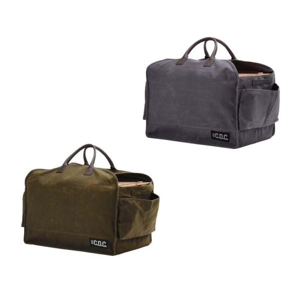 コンテナケースがそのまますぽっと入る「コンテナバッグ50」。 無機質だったコンテナケースが無骨な雰囲気に。 ガシガシ使うと味がでるキャンバス生地に撥水性が高くなるパラフィン加工を施し、内側の底面に「600Dポリ（Carboniteコーティン...