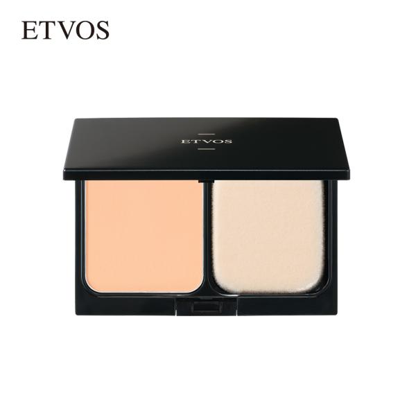 エアリーなのに、しっとり毛穴レス※1ヒト型セラミド※2、ナイアシンアミド※3、パンテノール※4などの美容成分を配合。エトヴォス初の保湿オイル製法で実現した、次世代スキンケアプレストファンデーションつけている感覚を忘れるような、軽やかな一体感...