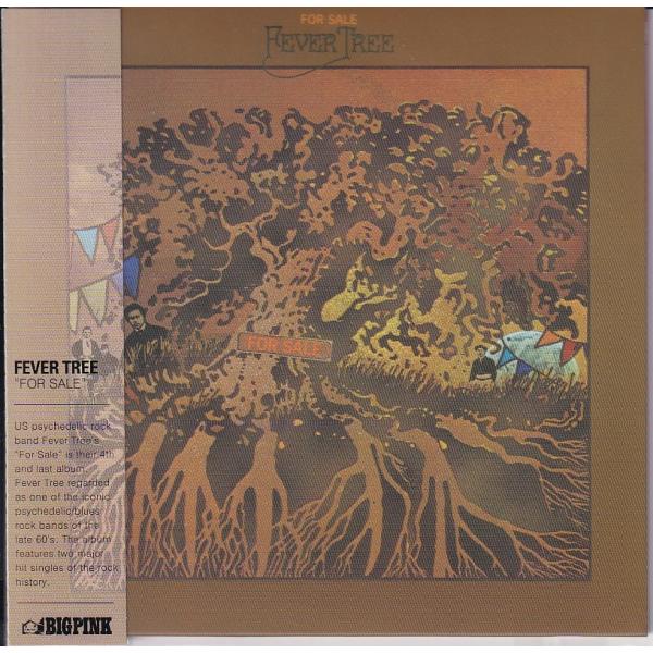 フォーマット: CD / アーティスト: Fever Tree / タイトル: For Sale / レーベル: BIGPINK / カタログ番号: Bigpink856 / 新品CDです。ヒューストン産サイケデリック・ロック・バンド、4作...