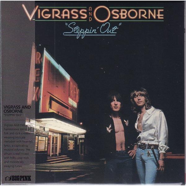 フォーマット: CD / アーティスト: Vigrass and Osborne / タイトル: Steppin' Out / レーベル: BIGPINK / カタログ番号: Bigpink909 / 新品CDです。英産のポップデュオ、74...