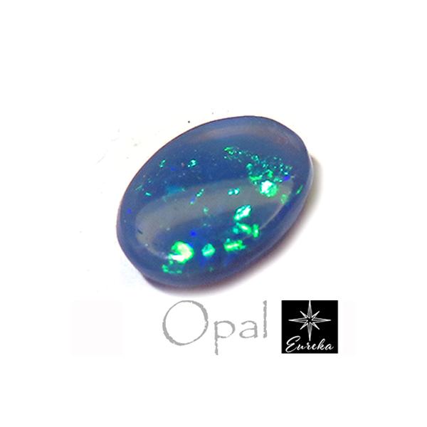 世界でもっとも日本人に好まれているオパール、宝石言葉は虹の輝き、希望、幸福を得る。オパールは今や数少ない、自然に産出されたままの姿で磨いて十分美しさを放つ宝石です。こちらはダークグレーの地色の上にグリーンの遊色が煌めく美しいブラックオパール...