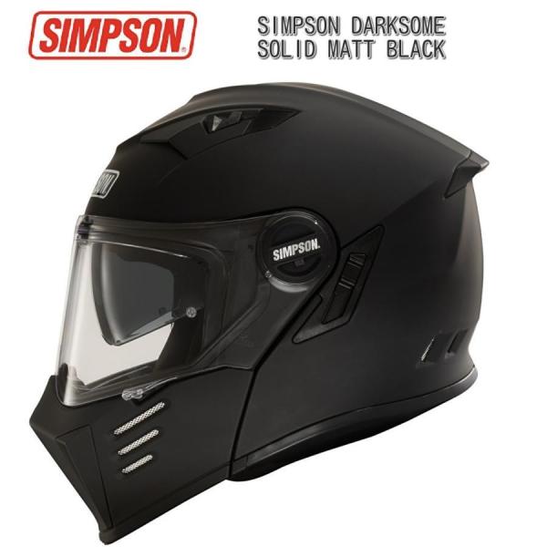 SIMPSON DARKSOME SOLID ( シンプソン ダークサム ソリッド ) システム モジューラー ヘルメット/ MOD BANDIT