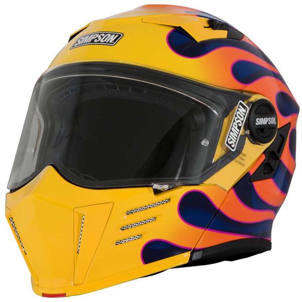 Simpson Darksome Wildfire Helmet ( シンプソン ダークサム ワイルドファイヤー ) システム モジューラー ヘルメット/ MOD BANDIT