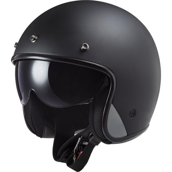 LS2 OF601 Bob 2 Solid Jet Helmet LS2 OF601 ボブ 2 ジェットヘルメット