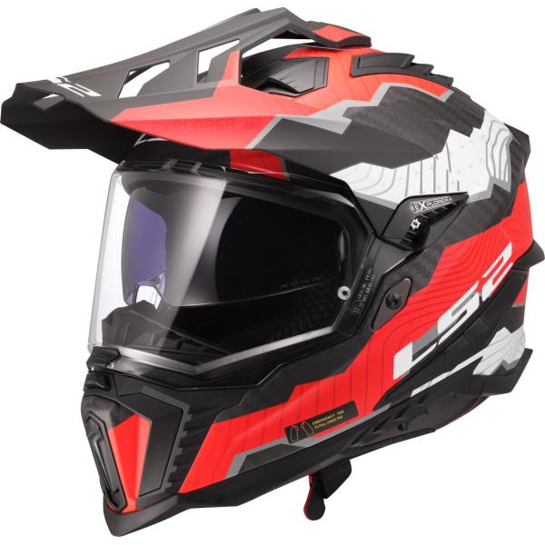 LS2 MX701 Explorer Carbon Trick Motocross Helmet LS2 MX701 エクスプローラー カーボン トリック ヘルメット