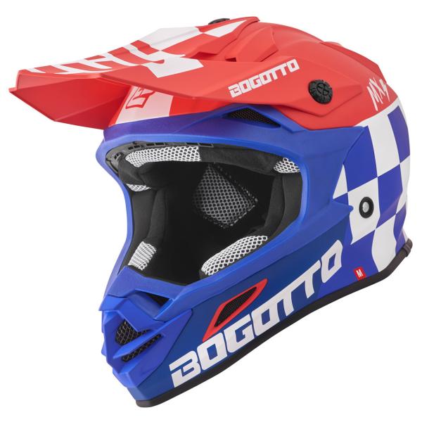 Bogotto V328 Xadrez Carbon ボゴット ボガッド オフロード モトクロス ヘルメット