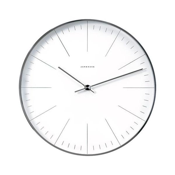 ユンハンス JUNGHANS 時計[サイズ]フェイス：H約22.0cm×W約22.0cm[色]文字盤：ホワイトケース：シルバー[素材]ケース：アルミニウム、ミネラルガラス[ムーブメント]クォーツ[防水][備考]掛け時計（MoMAコレクション...