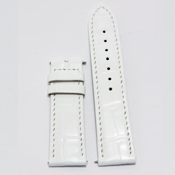 [サイズ]ラグ幅：20mm[色]ホワイト[素材]アリゲータークロコ[備考]バックルなしアウトレット品につき、返品交換は不可。[生産国]アメリカ