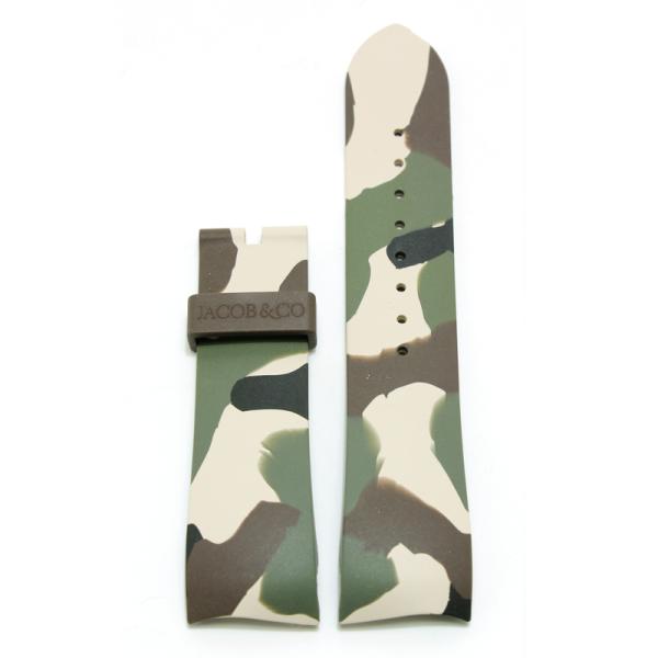 [サイズ]ラグ幅：22mm[色]カモフラージュカラーグリーン[素材]ラバー[備考]バックル・金具なしアウトレット品につき、返品交換は不可。[生産国]アメリカ