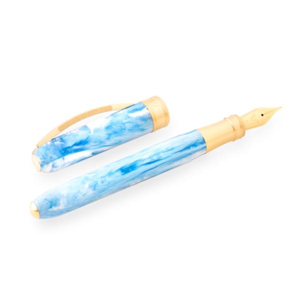 [サイズ][素材]アクリルレジン[ペン先]ステンレススチール[吸入方式]カートリッジ/コンバーター式[付属品][備考]※原材料及び製法により一本一本、柄・色合いが異なります。写真と実際の柄・色合いが異なる場合がございますので、ご了承ください...