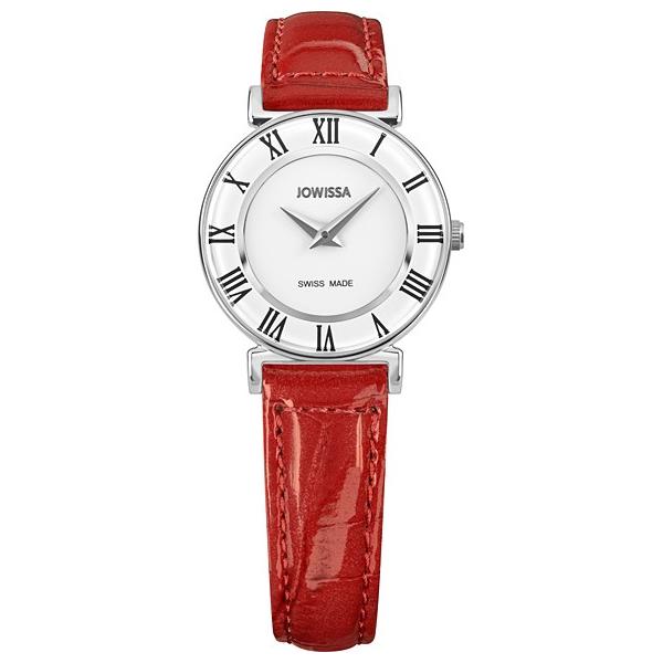[サイズ]約Φ25mm[色]ダイヤル：ホワイトケース：シルバーストラップ：レッド[素材]ケース：ステンレススティール風防：ミネラルクリスタルストラップ：レザー[ムーブメント]クォーツ[防水]3気圧防水[備考][付属品]箱、保証書[保証]当店...